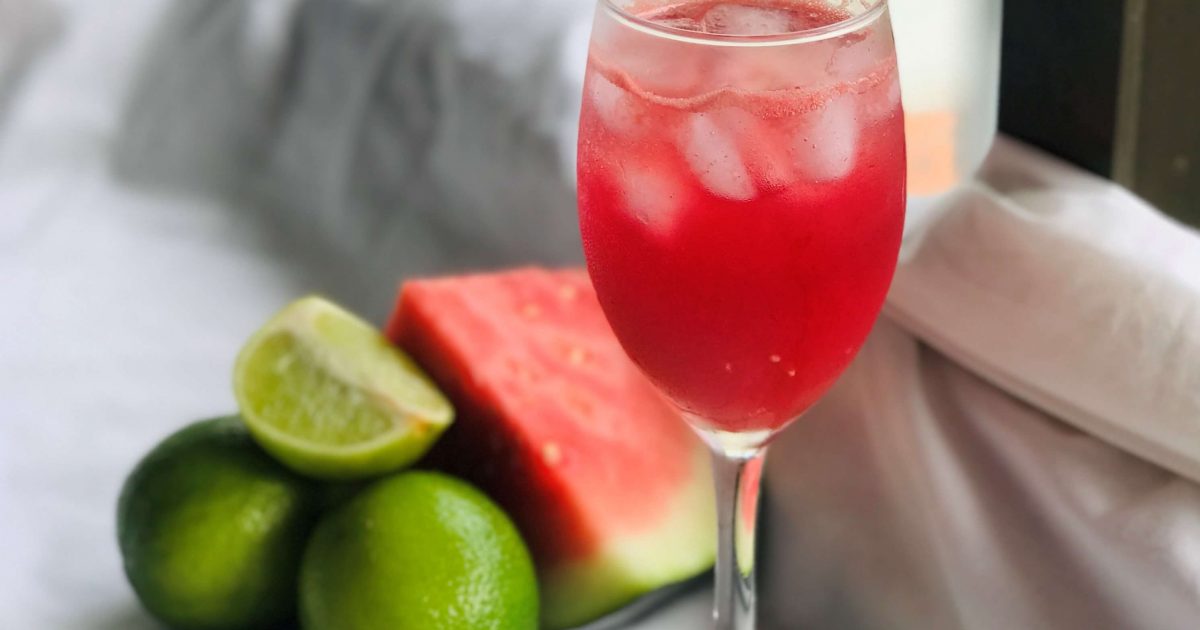 Healthy Watermelon & Cranberry Breeze Recipe | No Money No Time