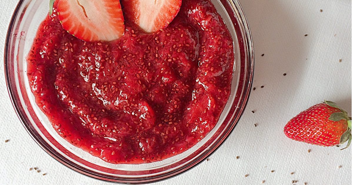 Healthy Chia Berry Jam Recipe | No Money No Time