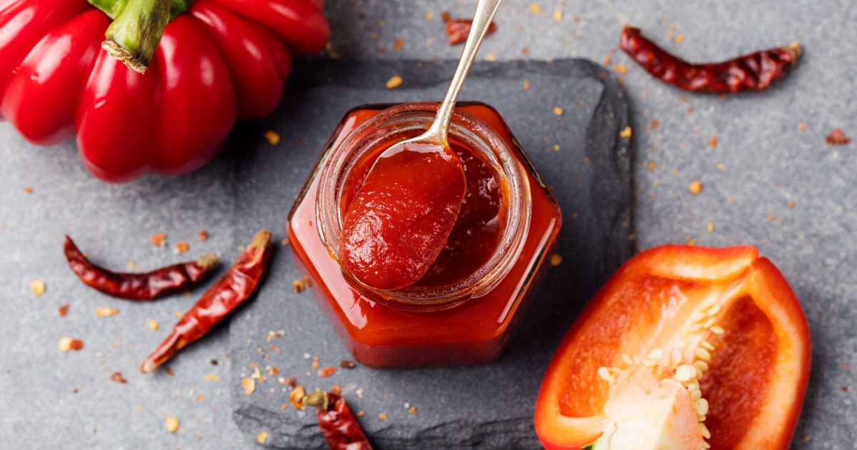 Healthy Simple Roast Capsicum Sauce Recipe | No Money No Time